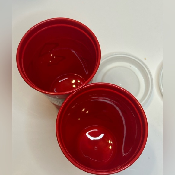 Starbucks | Dining | Set Of 2 Starbucks 223 Red Cup Day Reusable Cups | Poshmark
